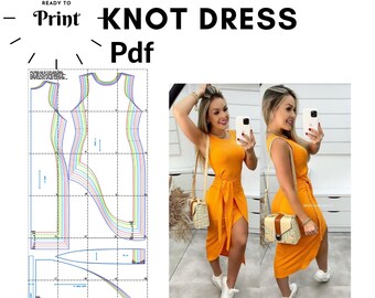 Knot Dress Pattern | Etsy