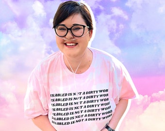 Disabled is Not A Bad Word Unisex T-shirt Disability - Etsy
