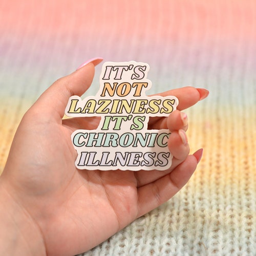 Chronic Pain Awareness Sticker Chronic Illness Disability - Etsy