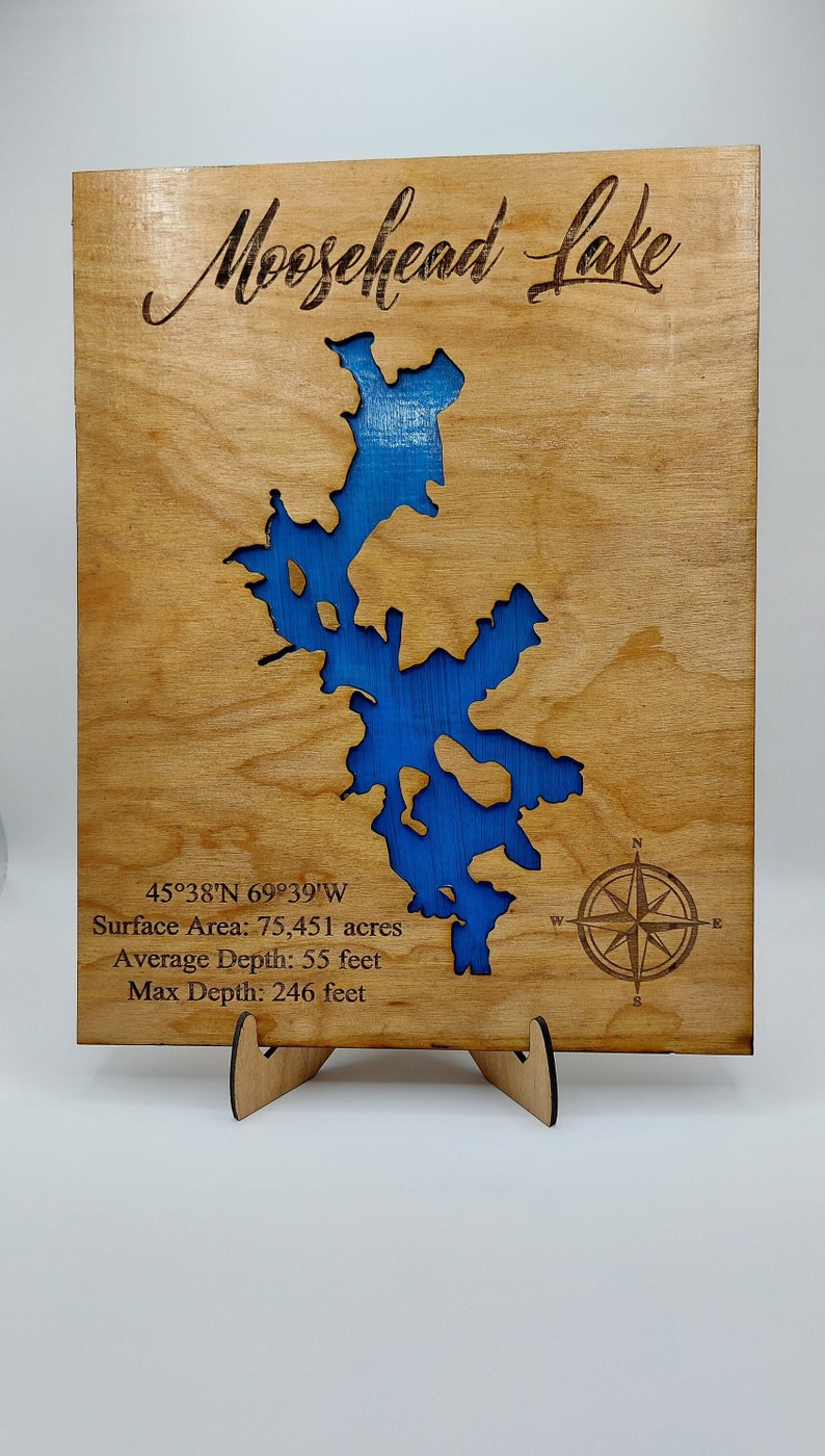 Lake Map, Custom Lake Map, Lake Sign, Pond Sign, Lake Life ...