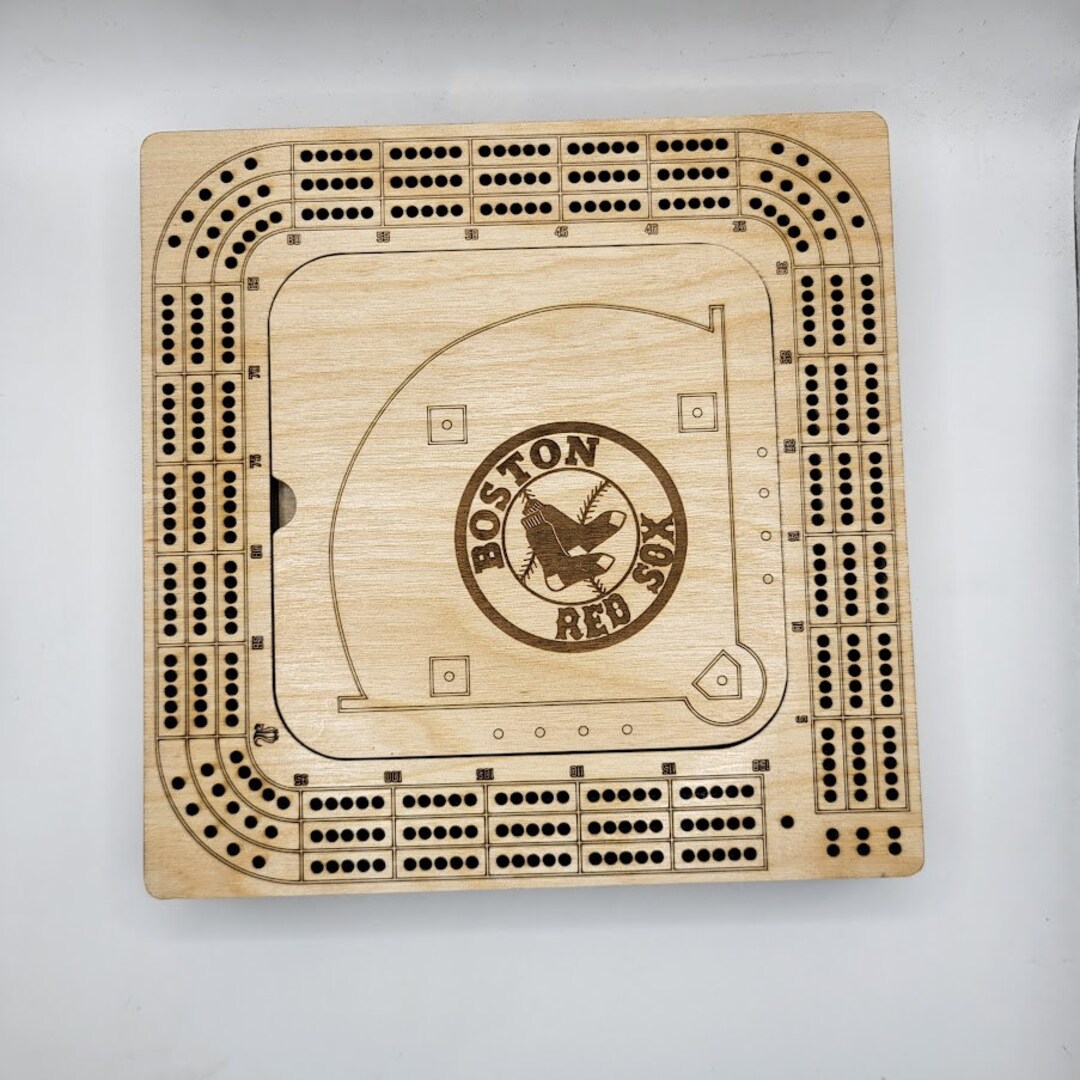 Square Cribbage Board, Family Game Night, Wooden Cribbage Board, 3 Track Cribbage, Cribbage ...