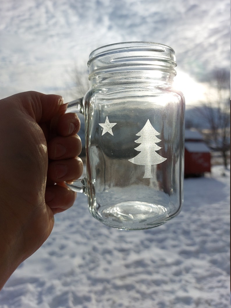 Original 1901 Maine Flag Etched Glass, Pint Glass, Maine Gifts, Maine ...