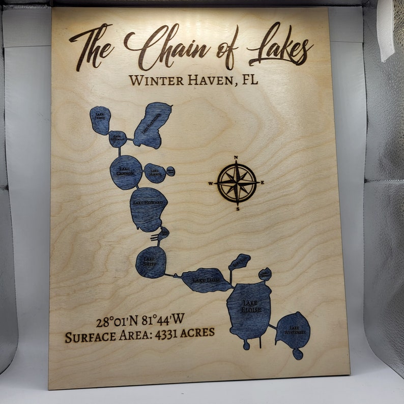 Lake Map, Custom Lake Map, Lake Sign, Pond Sign, Lake Life ...