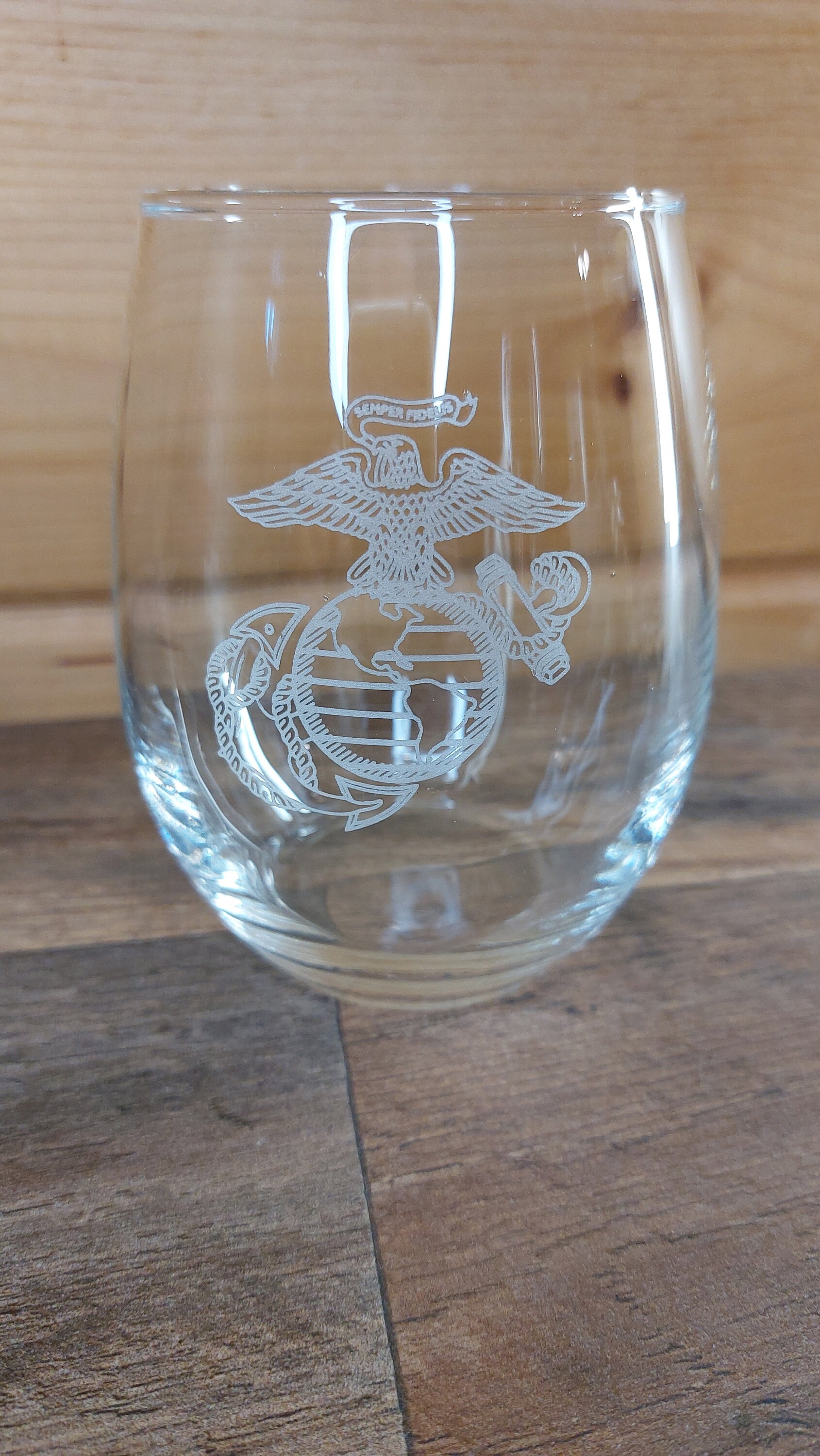 USMC Marine Corps Glassware Military Retirement Gift for - Etsy