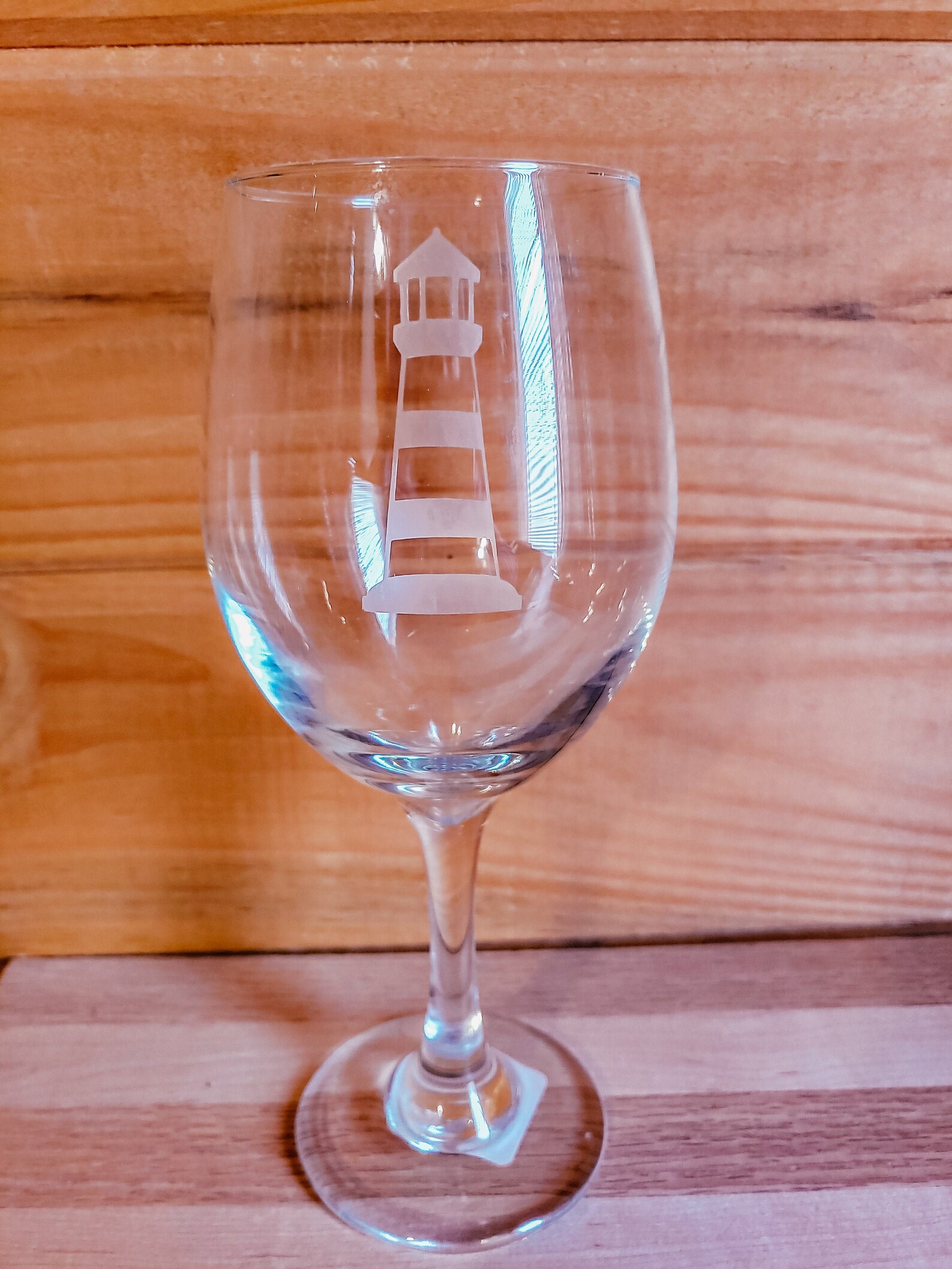 Lighthouse Etched Glass, Etched Glass, Lighthouse Gifts, Wine Gift ...