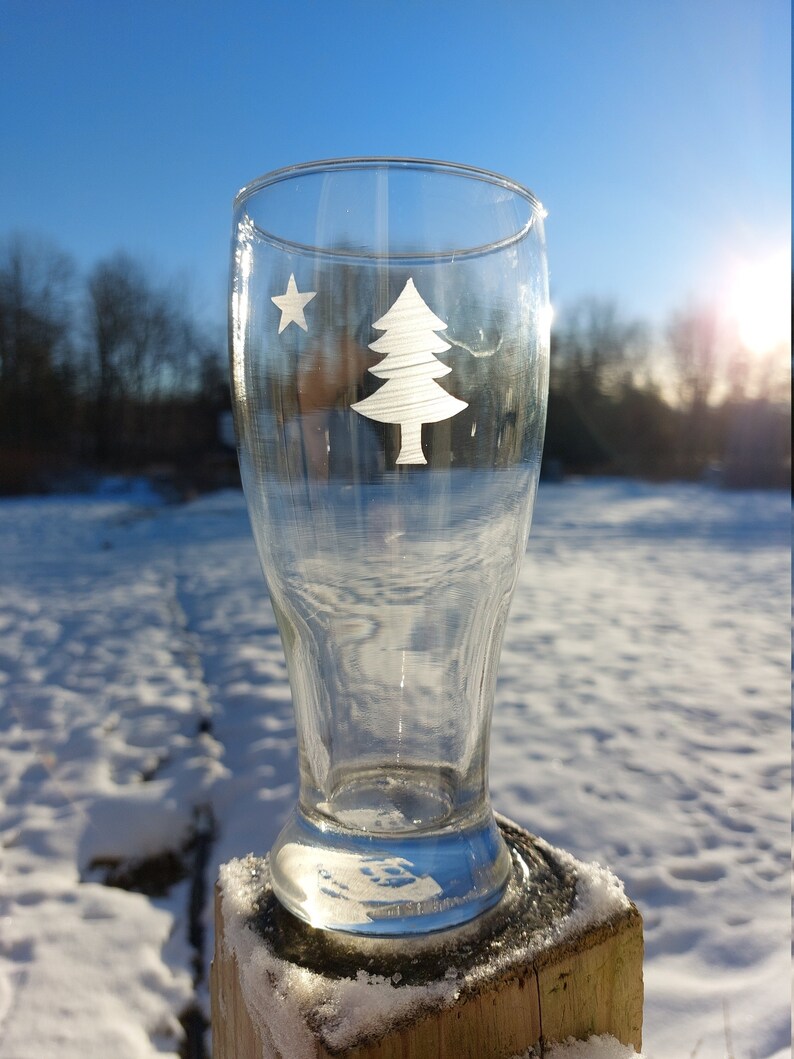 Original 1901 Maine Flag Etched Glass, Pint Glass, Maine Gifts, Maine ...
