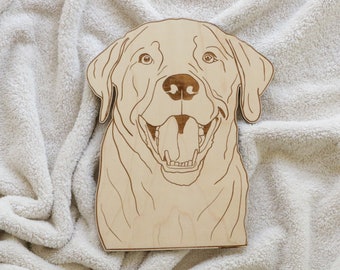Wooden Labrador Retriever Wall Art - Etsy