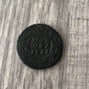 Old Russian Empire Coin 1731, Polushka 1/4 Kopeck, Anna Ioanovna, Coin ...