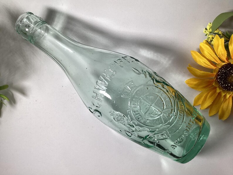 Schweppes Soda Water Bottle, Dates From Early 1900s. - Etsy UK