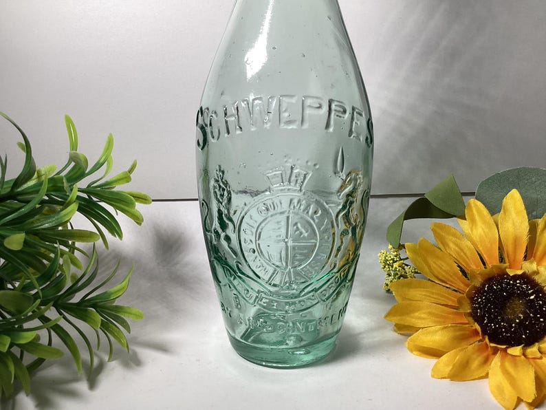 Schweppes Soda Water Bottle, Dates From Early 1900s. - Etsy UK