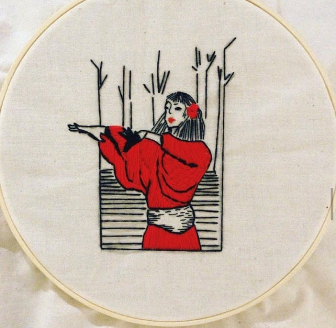 Kate Bush Embroidery - Etsy