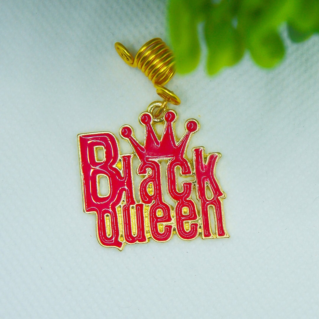 Black Queen Dreadlock Charm - Etsy
