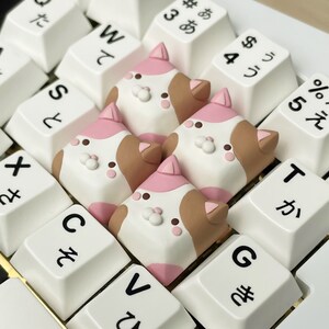 Neapolitan Calico Handmade Artisan Keycap Kawaii Keycaps - Etsy