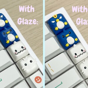 Bunny Handmade Artisan Keycap Kawaii Keycaps Cute Keycaps - Etsy