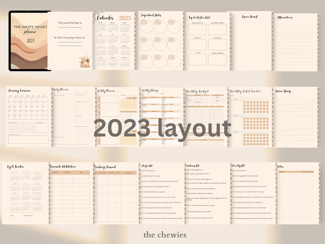 2023 2024 Digital Planner Goodnotes Planner 2023 Digital - Etsy