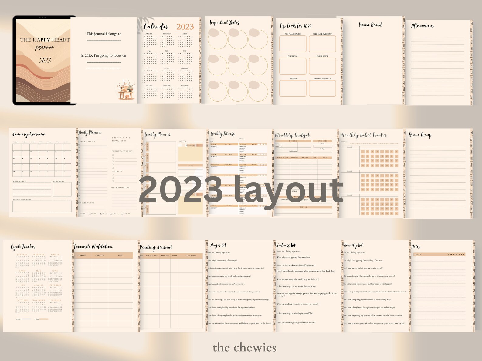 2023 2024 Digital Planner Goodnotes Planner 2023 Digital - Etsy
