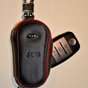 Car Key Cover,leather Key Fob Wallet, Leather Car Key Pouch, Leather ...