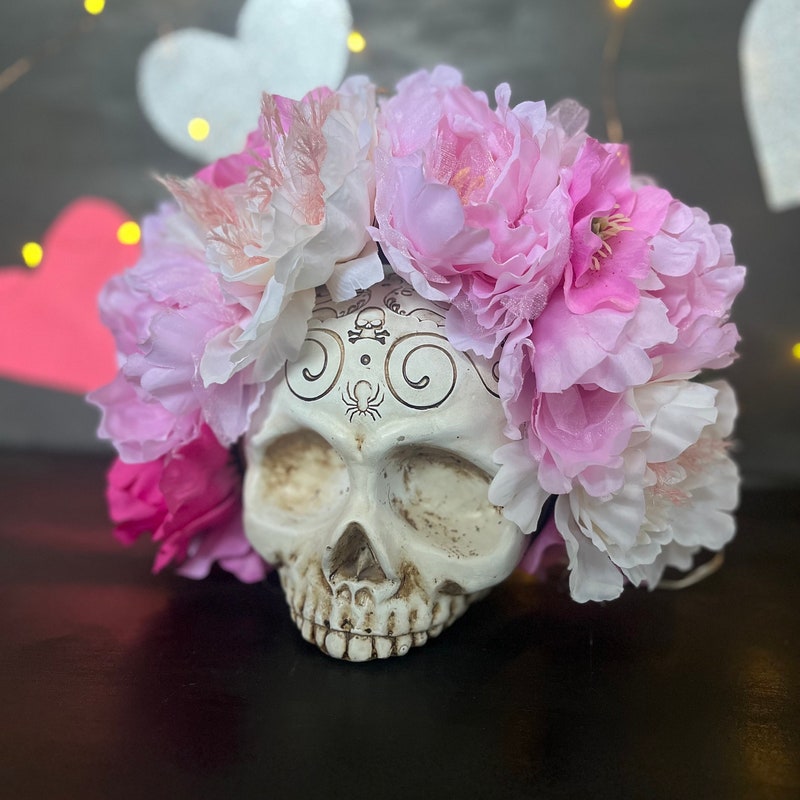 Dia De Los Muertos Flower Crown - Etsy