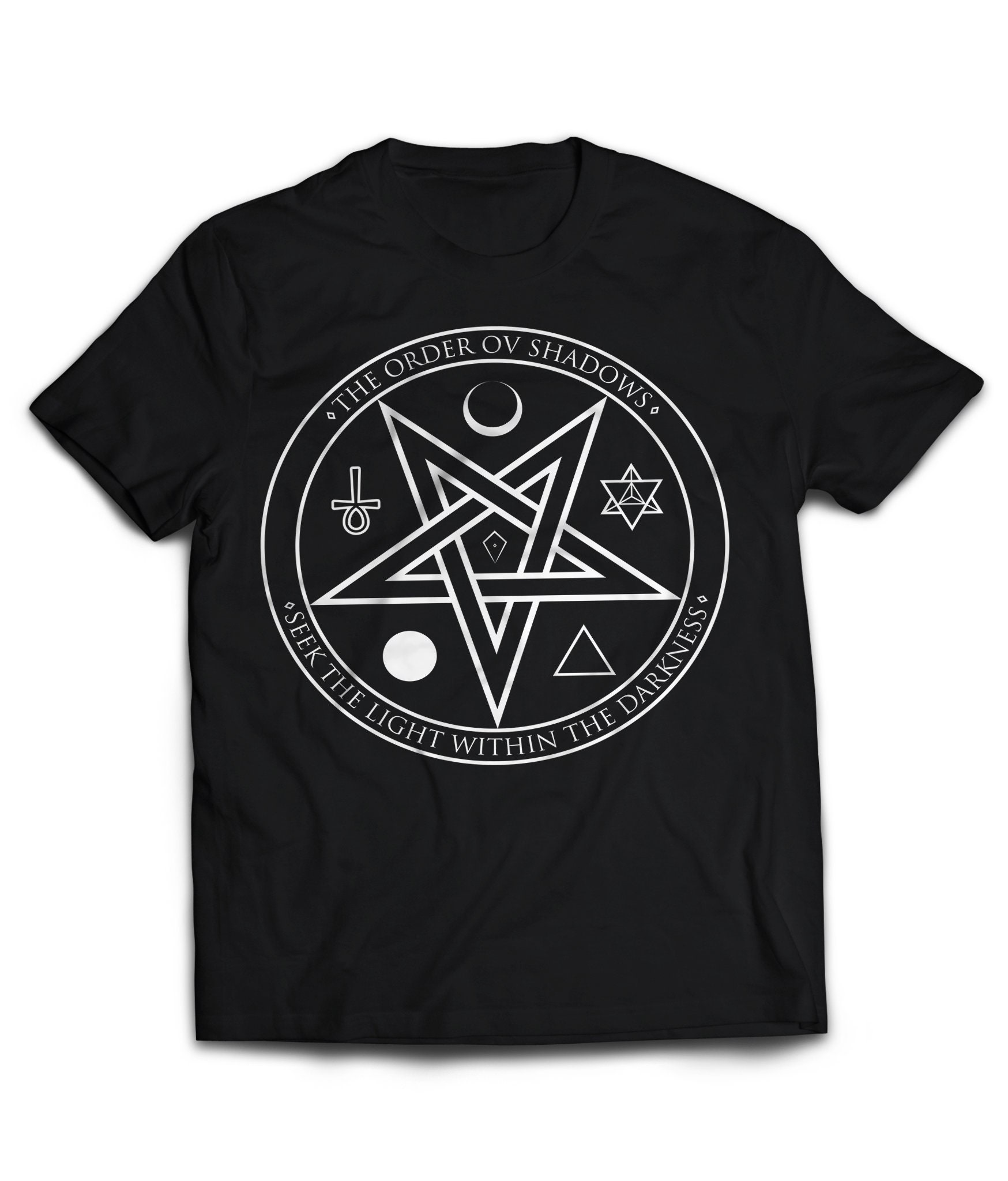 Ropa oculta Moda gótica Witchy Satanic Goth Ropa Camiseta gótica ...