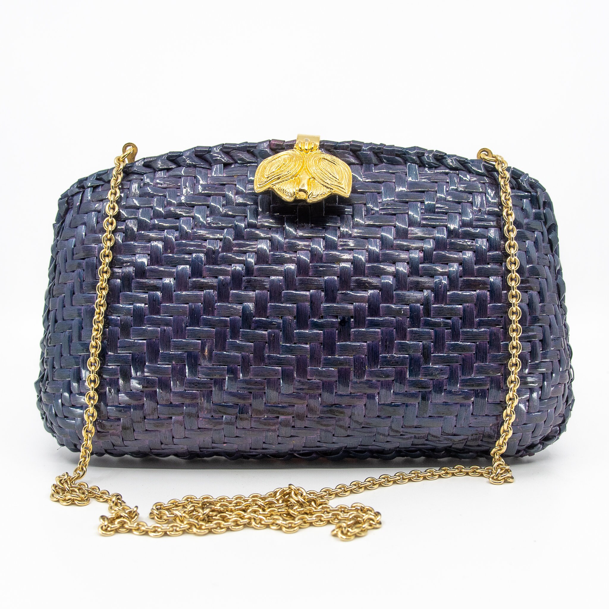 Vintage Italian RODO Wicker / Rattan Look Hard Shell - Etsy