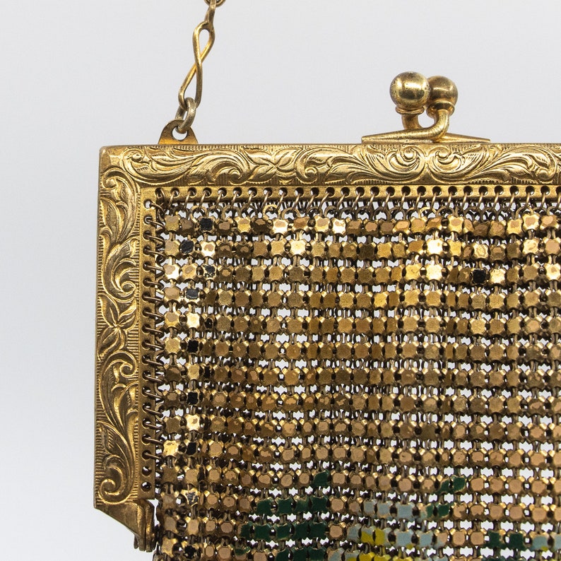 Antique / Vintage Art Deco Metal Mesh Flapper Purse / Bag - Etsy