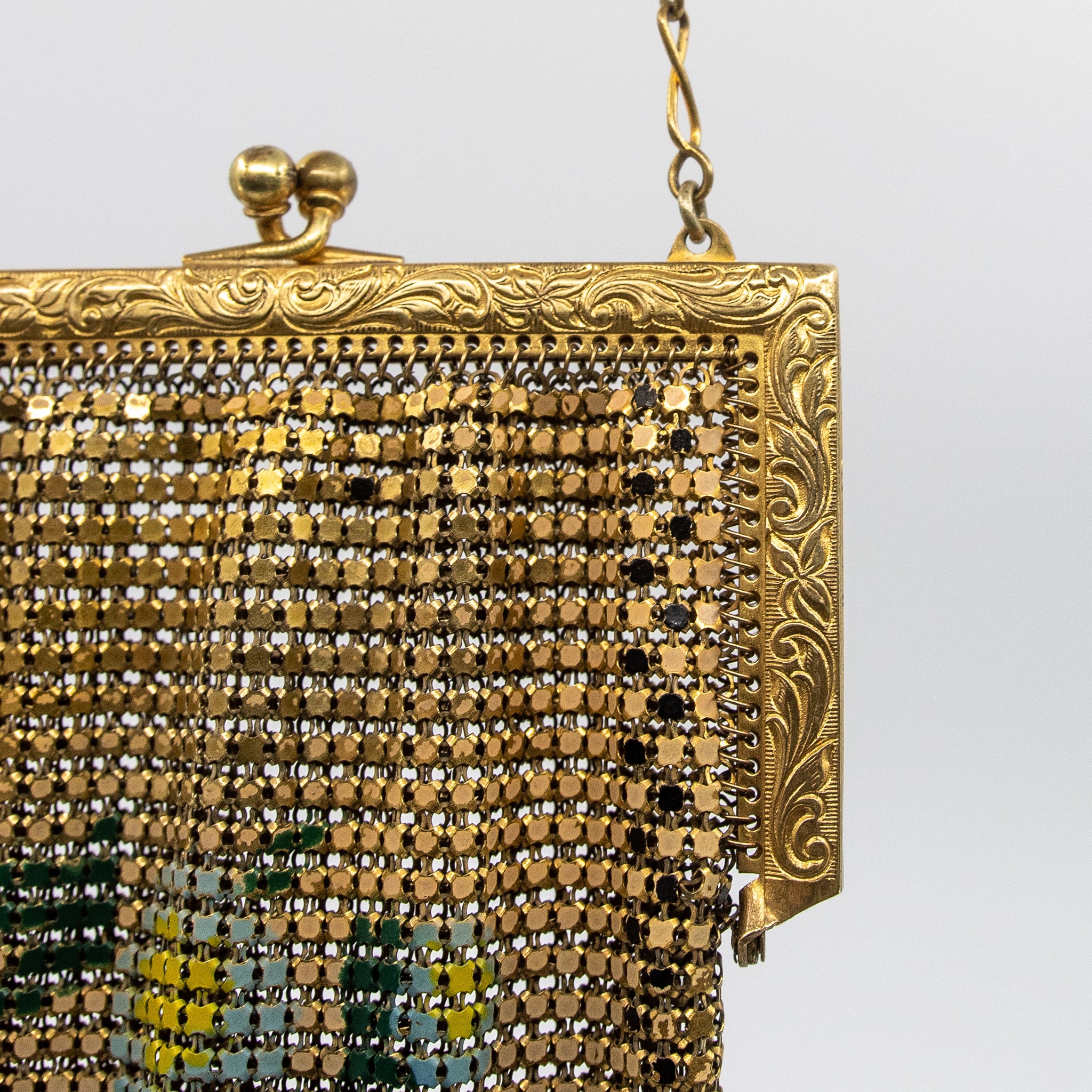 Antique / Vintage Art Deco Metal Mesh Flapper Purse / Bag - Etsy