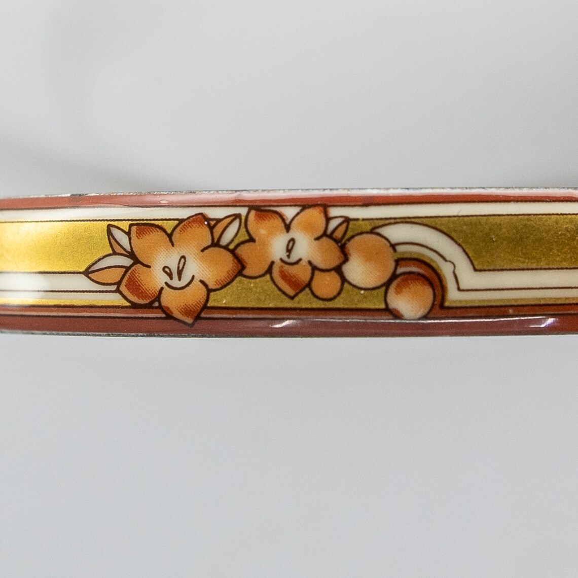 Vintage MICHAELA FREY Enamel Bracelet / Bangle With Matching Ring ...