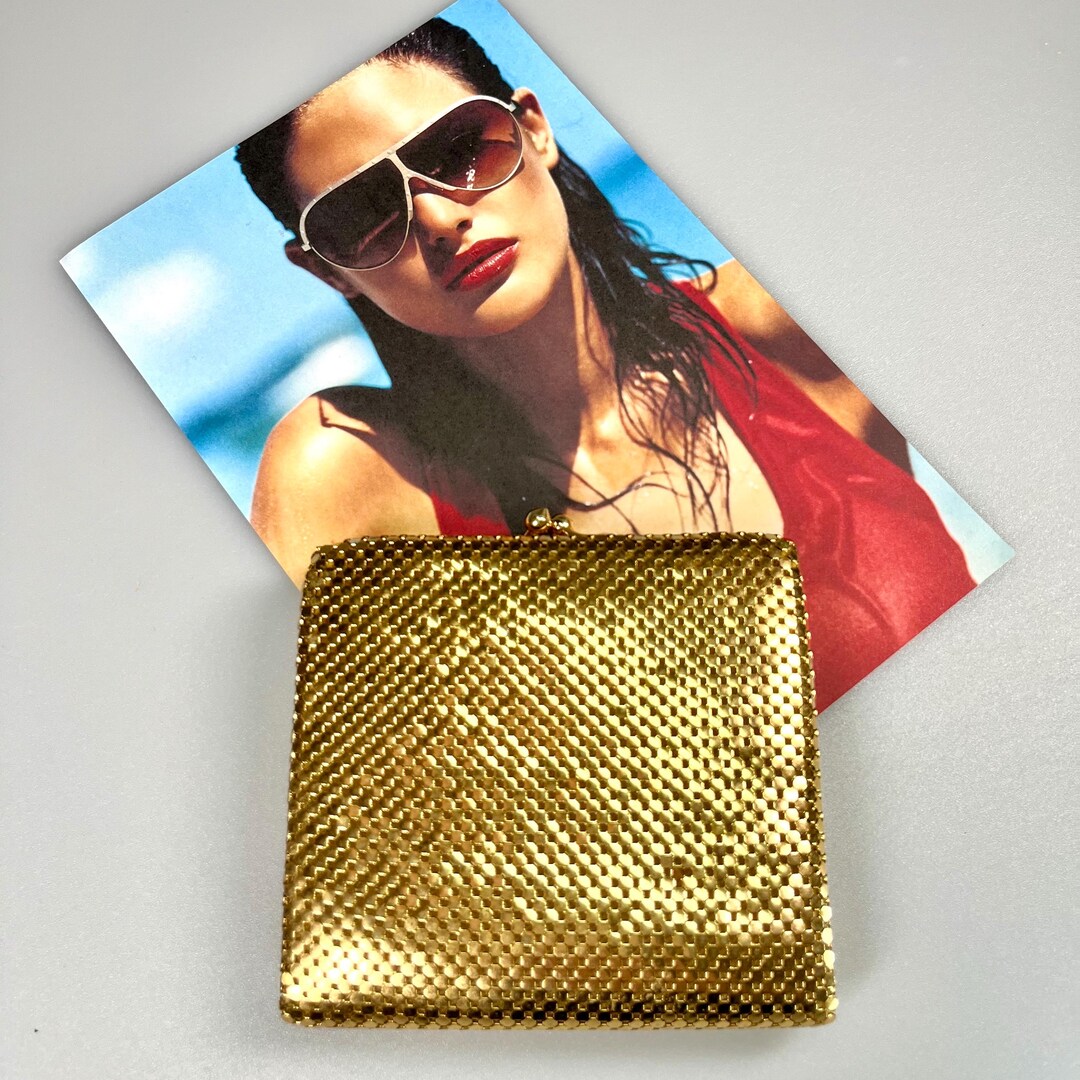 Vintage OROTON Branded Ladies Gold Purse / Wallet - Coin, Card and ...