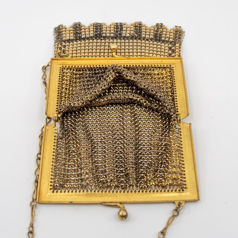 Antique / Vintage Art Deco Metal Mesh Flapper Purse / Bag - Etsy
