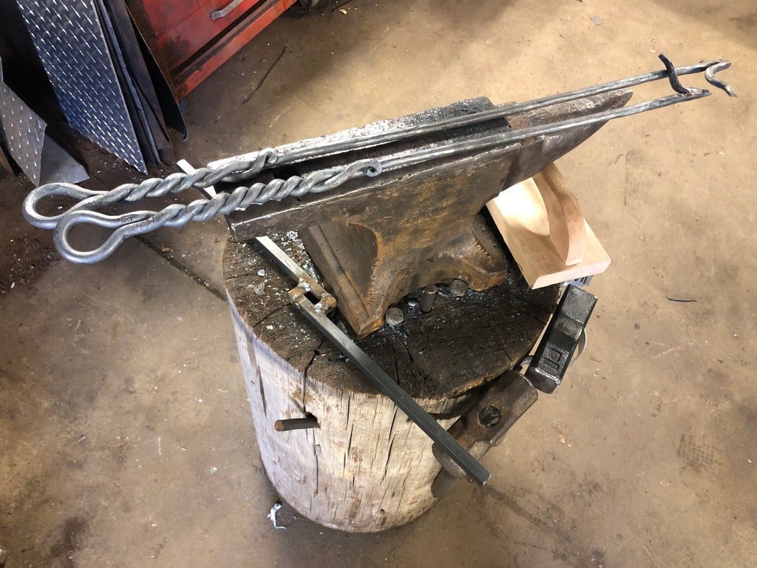 Hand Forged Fire Poker - Etsy