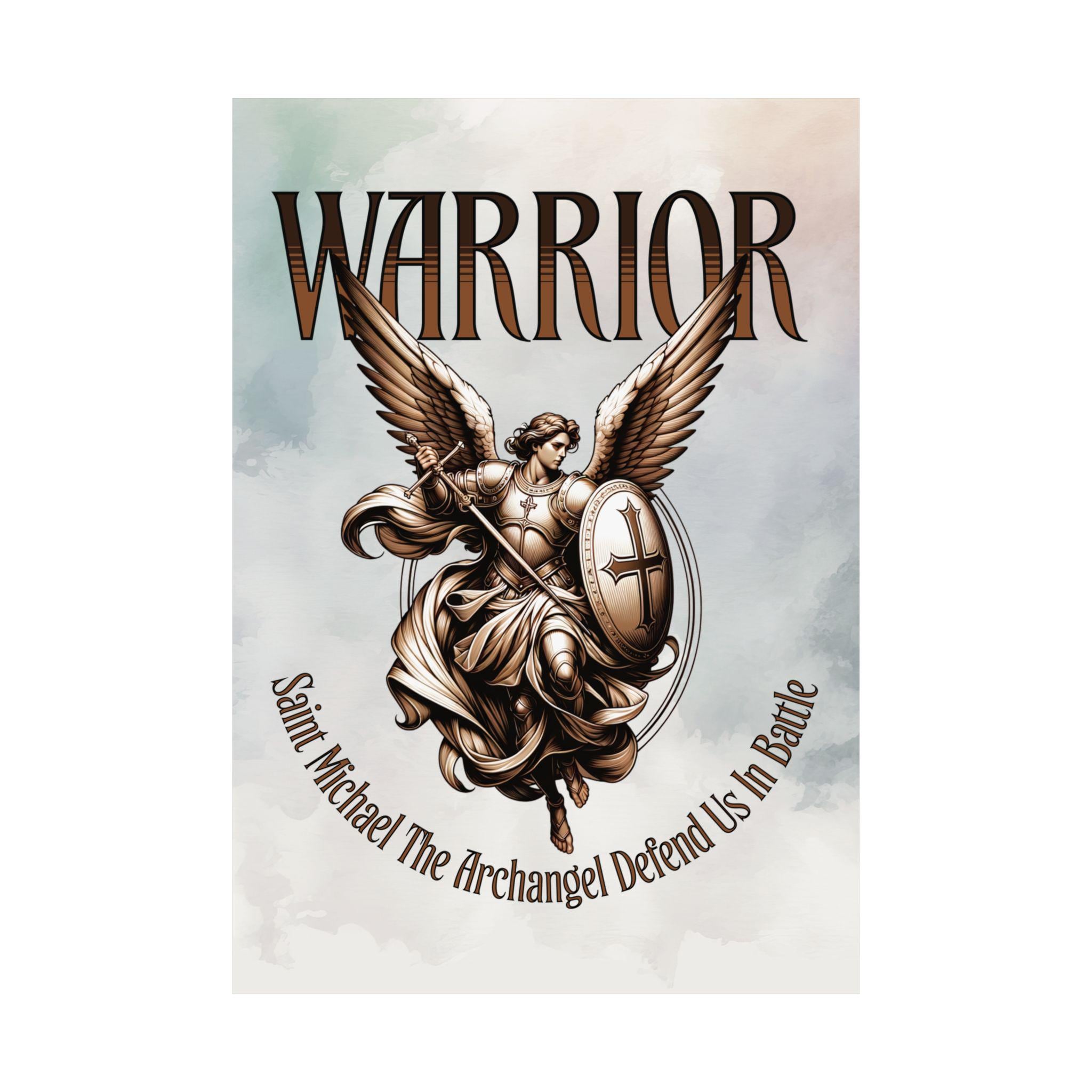 Saint Michael Archangel Poster: Religious Catholic Wall Art - Etsy