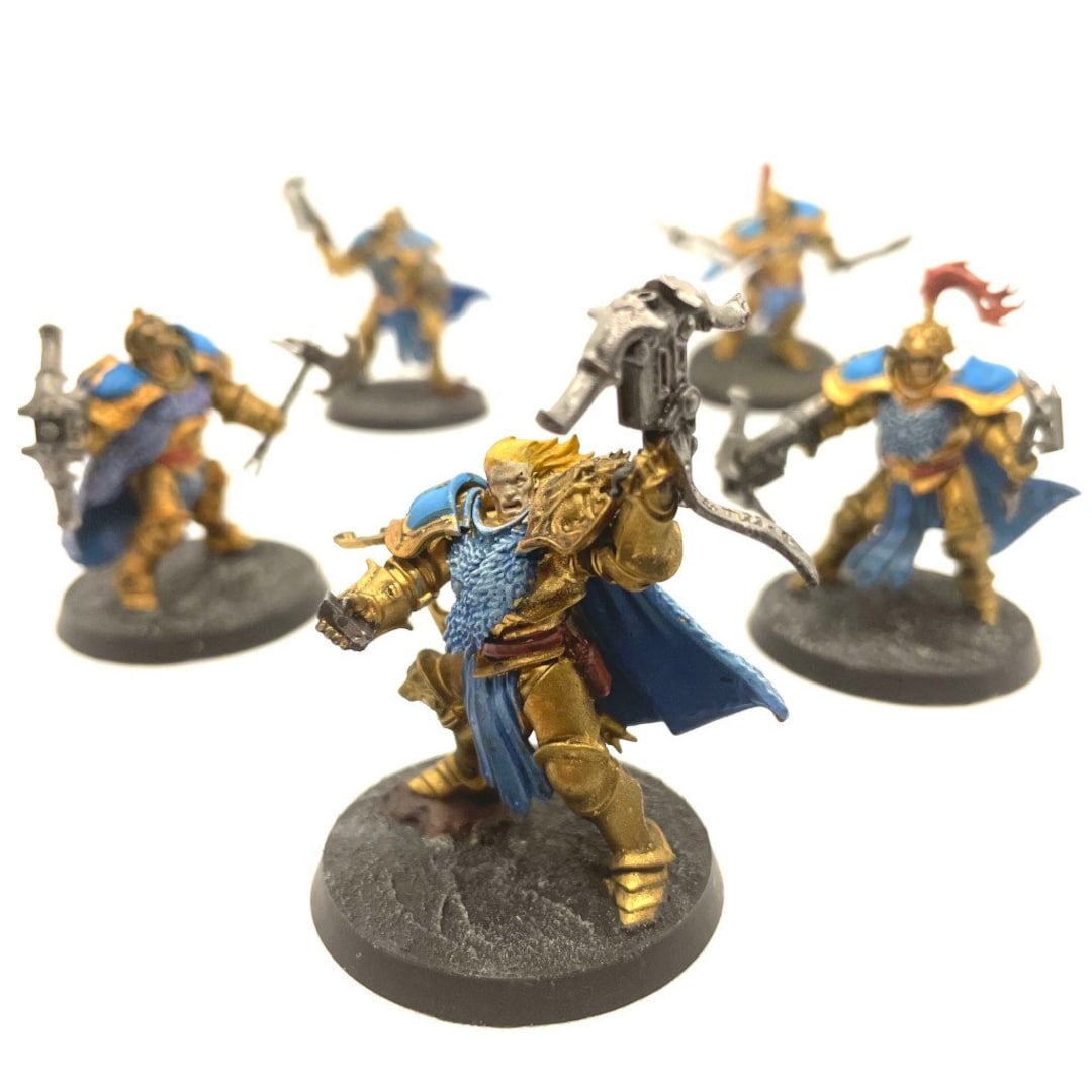 Stormcast Eternals Vanguard-hunters 5 Painted Miniatures Games Workshop ...