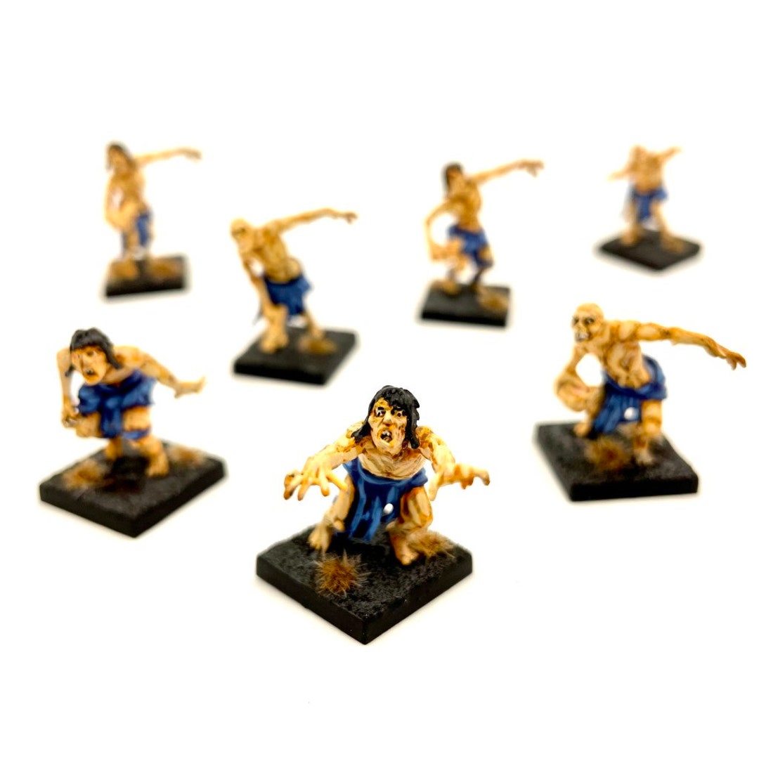 Undead Zombie Horde 7 Painted Miniatures Ghast Ghoul Golem Mantic Games ...