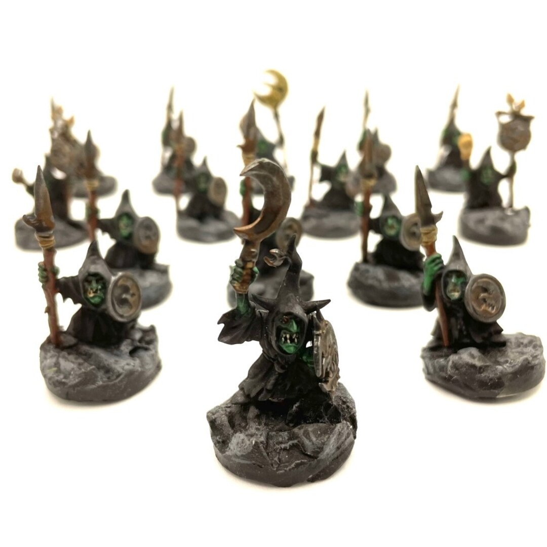 Night Goblins 15 Painted Miniatures Moonclan Grots Gitz Games Workshop ...
