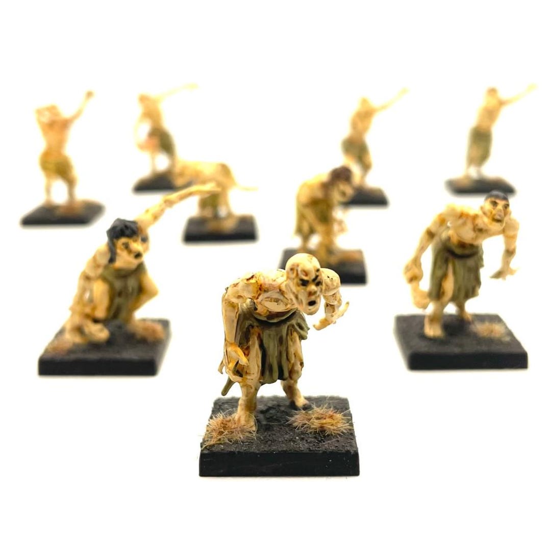 Undead Zombie Horde 9 Painted Miniatures Ghast Ghoul Golem Mantic Games ...
