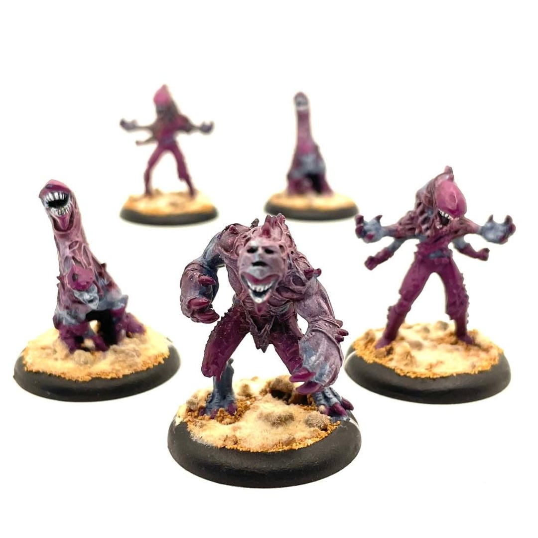 Incubi 5 Painted Miniatures Legion of Everblight Mutants Privateer ...
