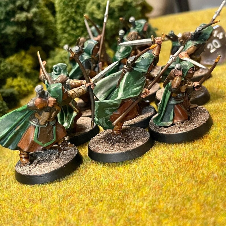 Games Workshop Rangers of Middle-earth 12 Painted Miniatures - Etsy