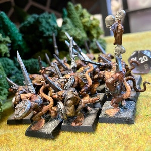 Skaven Clanrat Regiment 16 Painted Miniatures Ratfolk Rat Games ...