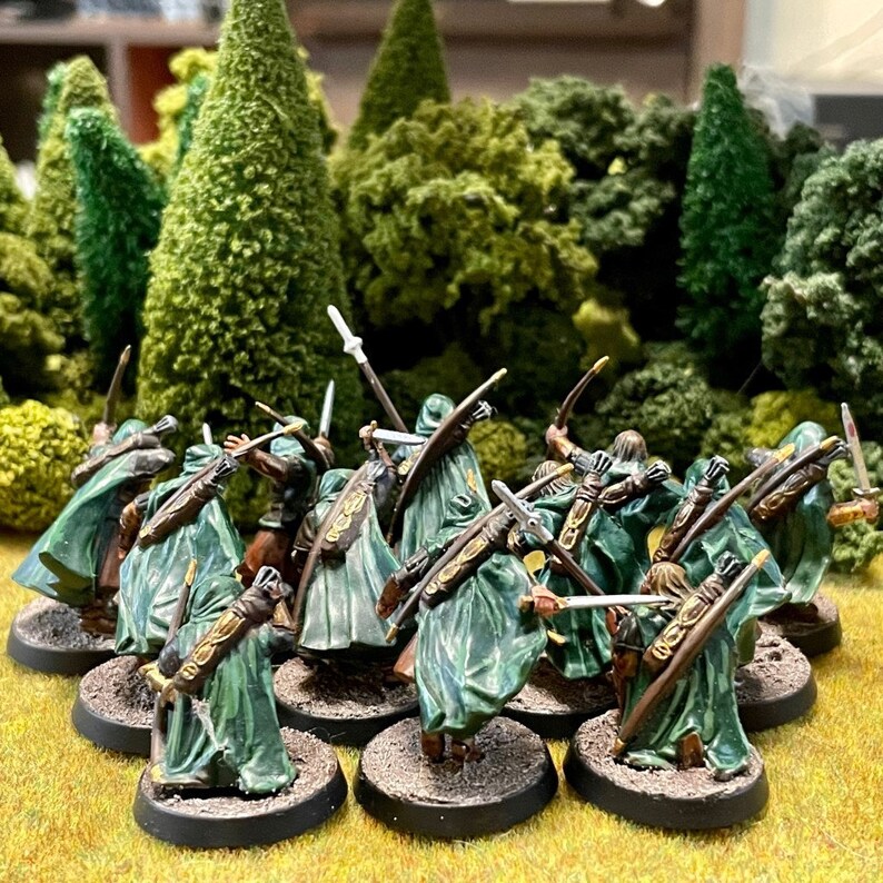 Games Workshop Rangers of Middle-earth 12 Painted Miniatures - Etsy