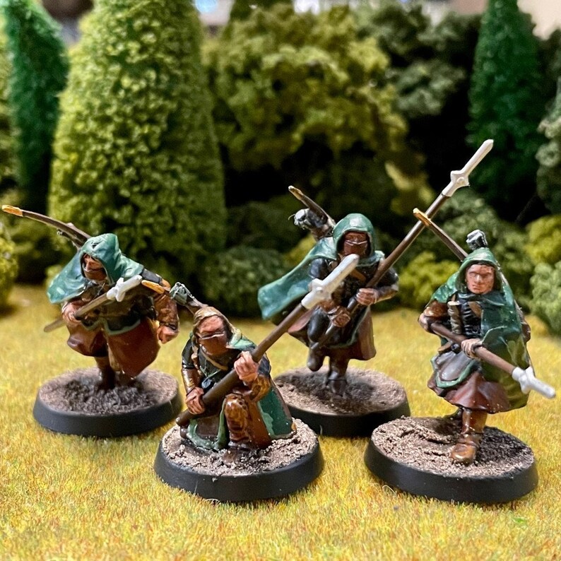 Games Workshop Rangers of Middle-earth 12 Painted Miniatures - Etsy