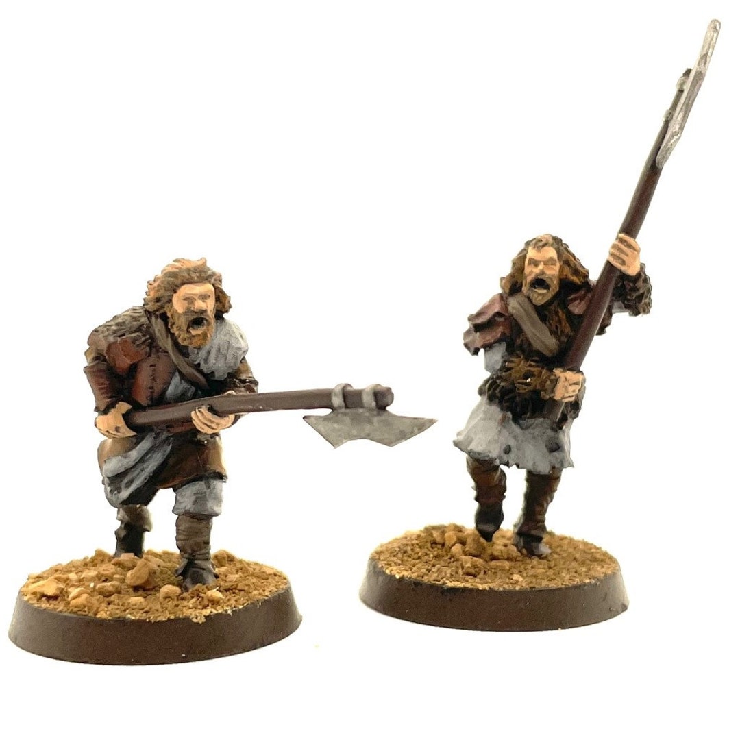 Wildmen of Dunland 2 Painted Miniatures Wild Human Barbarian - Etsy