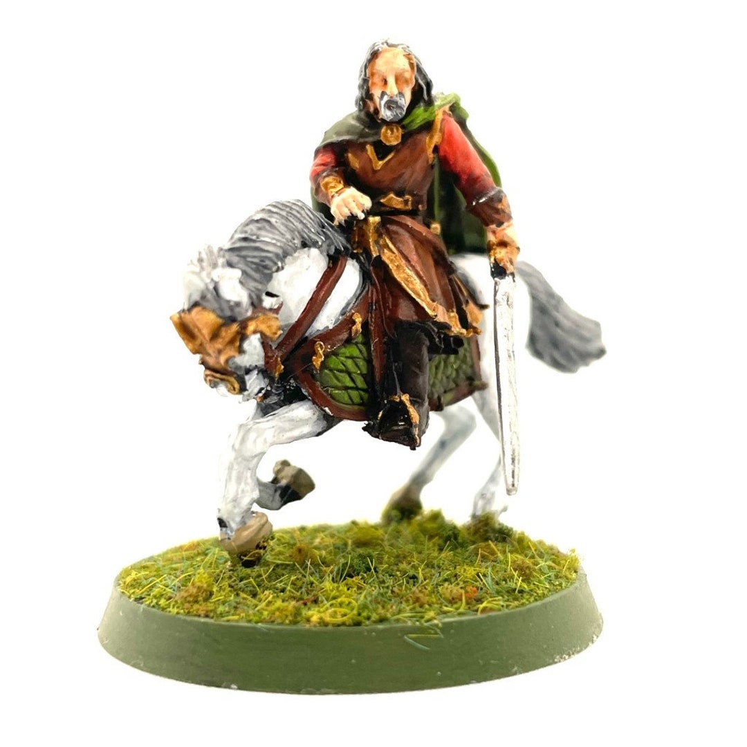 Theoden Mounted 1 Painted Miniature Warg Attack Two Towers - Etsy