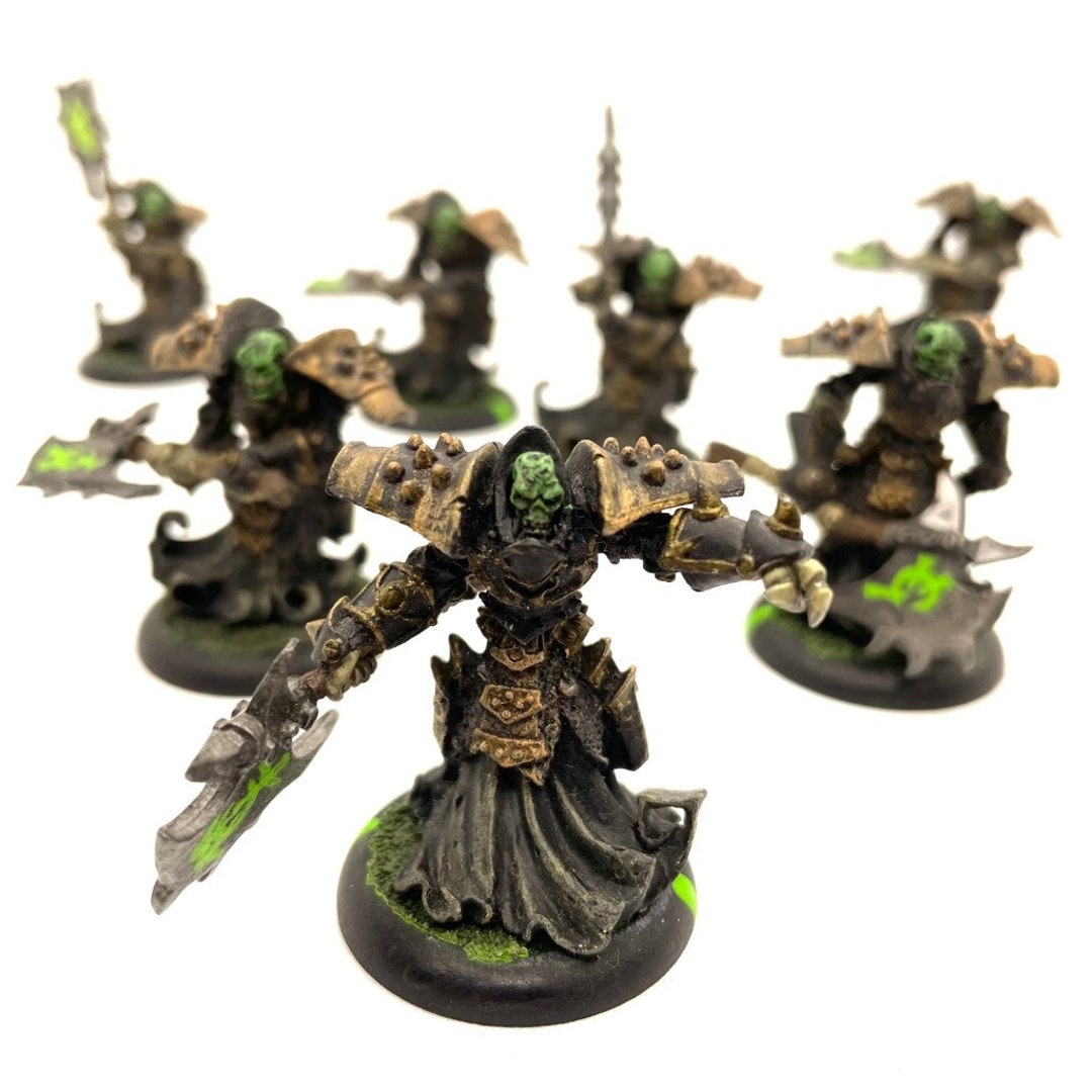 Bane Thralls 7 Painted Miniatures Cryx Grunt Undead Fiend Privateer ...