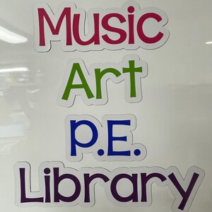 Classroom Schedule Magnets Teacher Schedule Magnets - Etsy