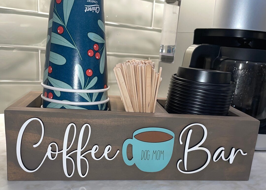 Coffee Bar Storage Coffee Decor Coffee Organization Coffee - Etsy