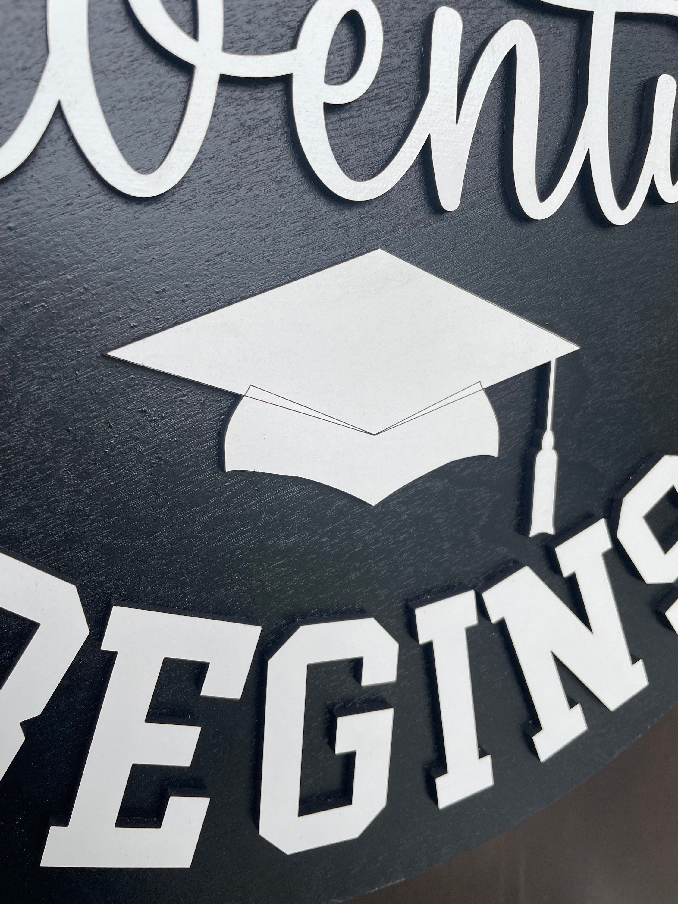 Graduation Door Hanger, Graduation Decor, Moving up Door Sign, 3D ...