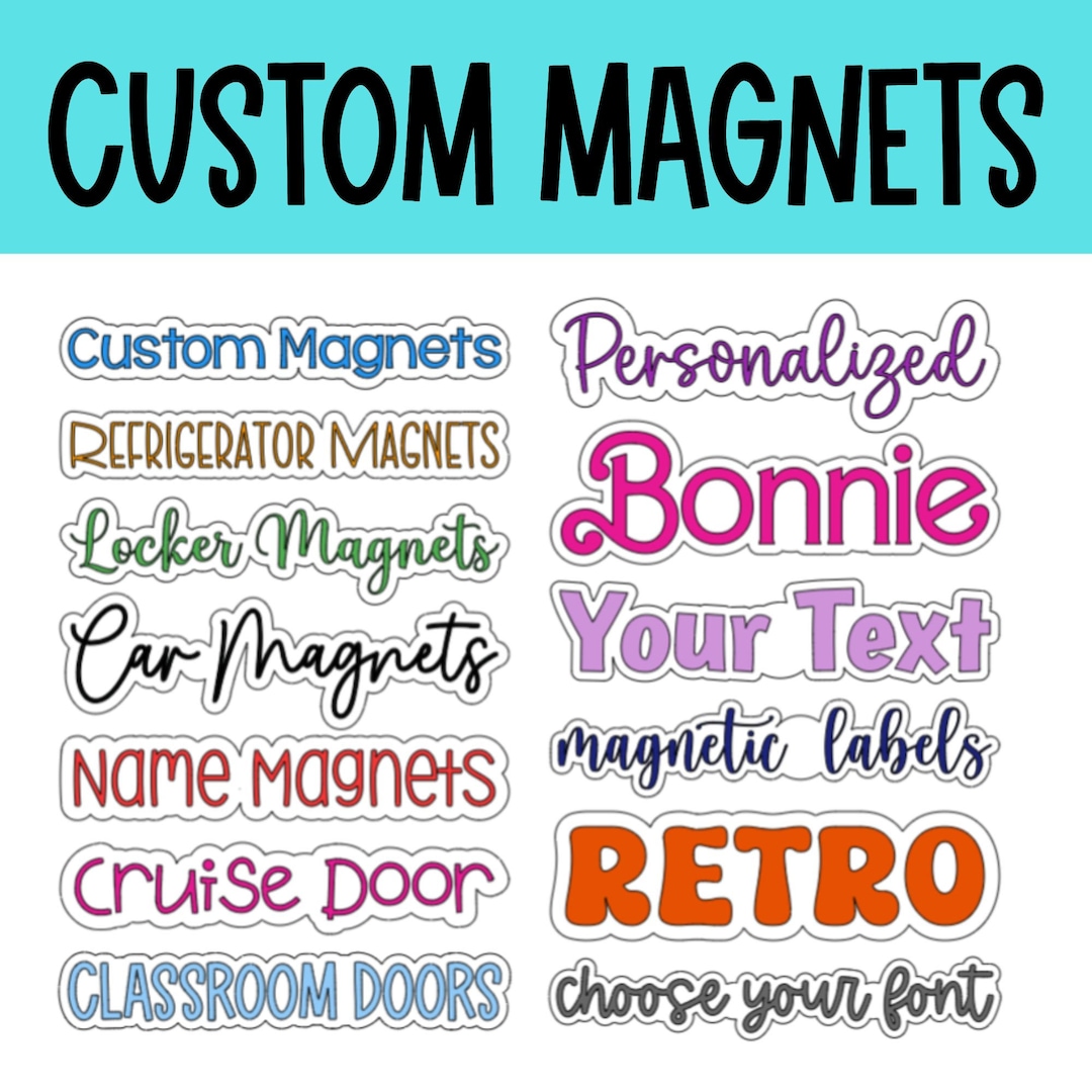 Custom Refrigerator Magnet, Teacher Magnet, Name Magnet, Cruise Door ...