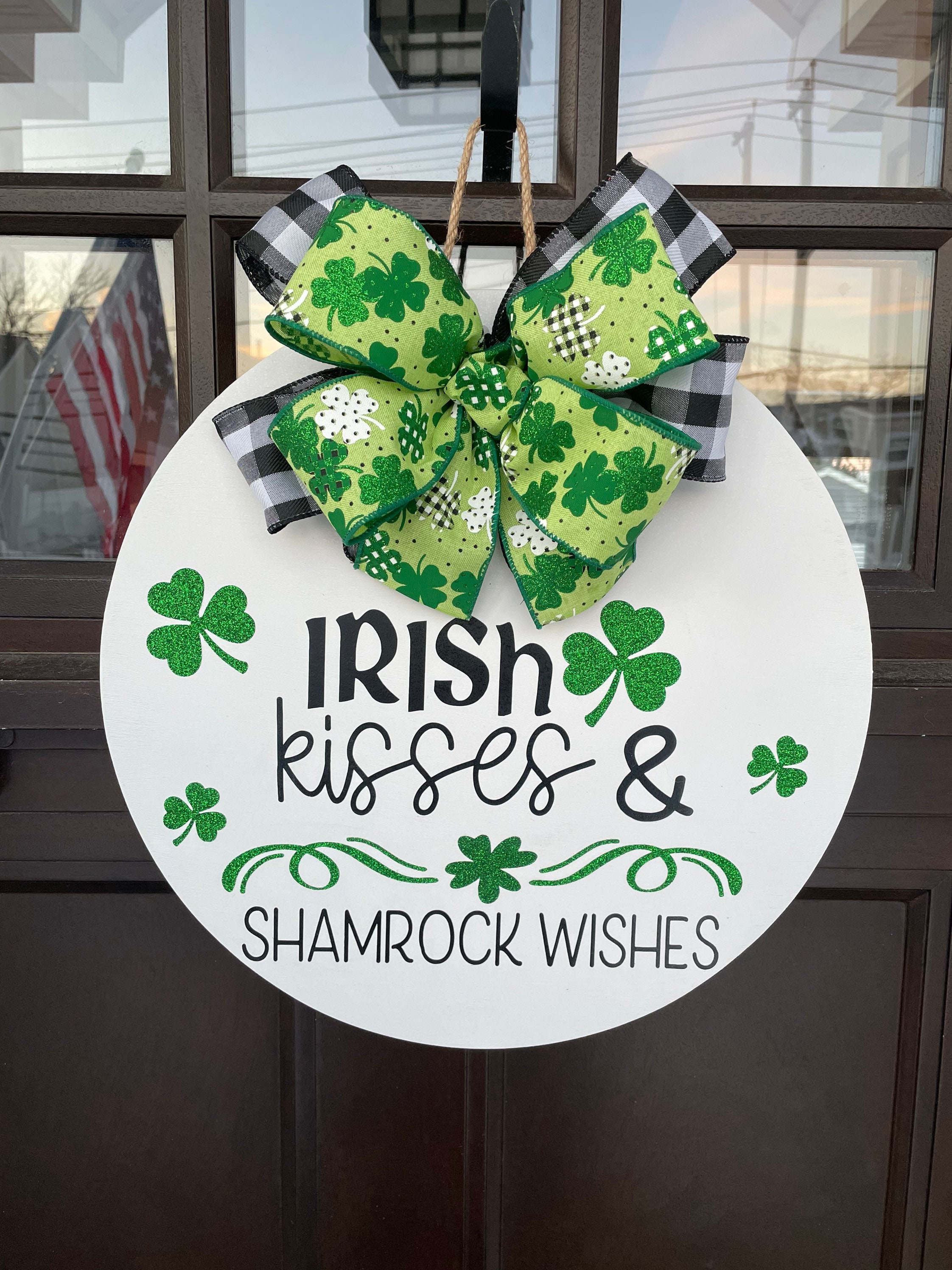 Saint Patrick's Day Door Hanger St. Pattys Day Front - Etsy