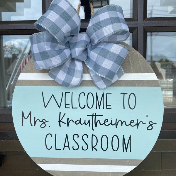 Classroom Door Sign - Etsy
