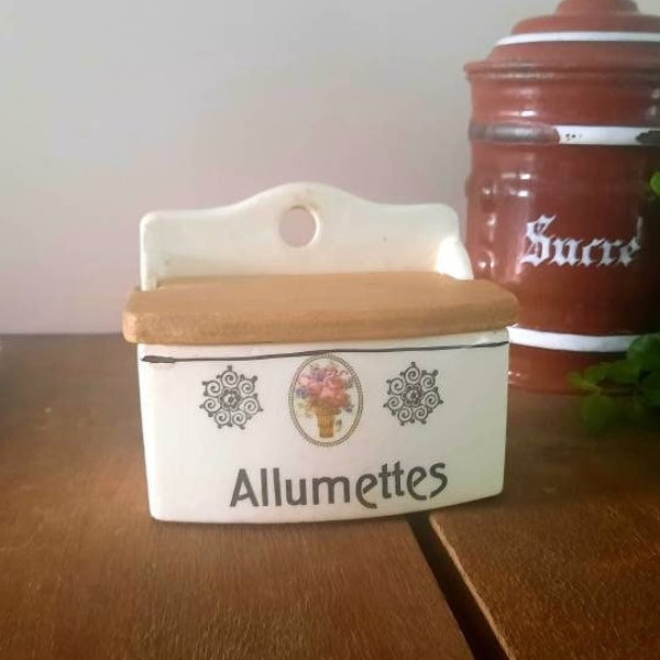 Antique Match Box - Etsy